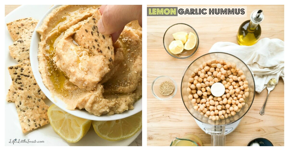Lemon Garlic Hummus (Recipe) - Life's Little Sweets