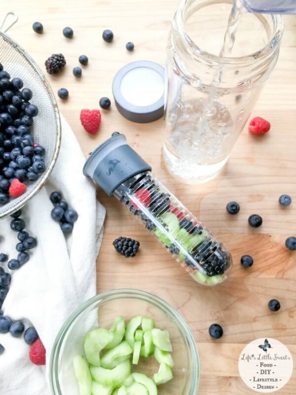 Triple Berry Cucumber Spa Water (Berries, Cucumber, Water) - Life's ...