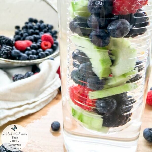 Triple Berry Cucumber Spa Water (Berries, Cucumber, Water) - Life's ...