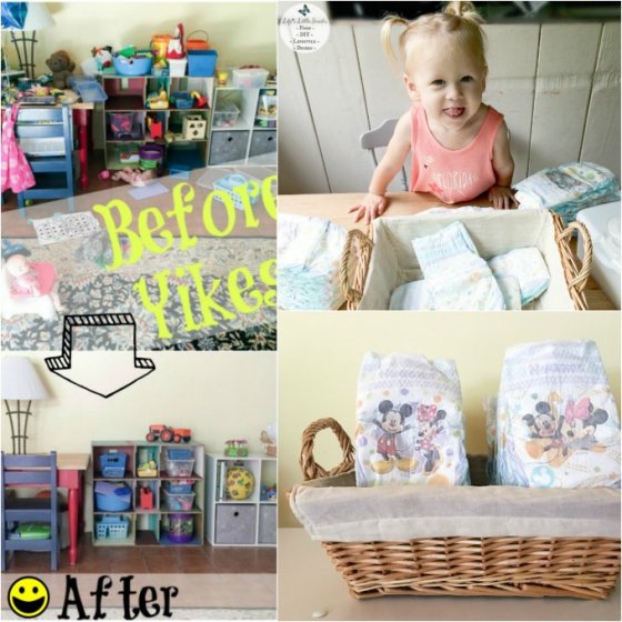 DIY Diaper Basket and Toy Organization Project #MyLittleMover - Life's ...