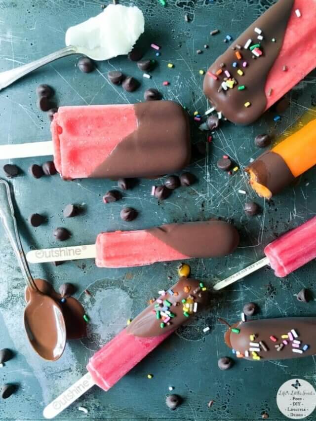 Homemade Chocolate Shell (2 ingredients + 5 mins! with Coconut Oil ...