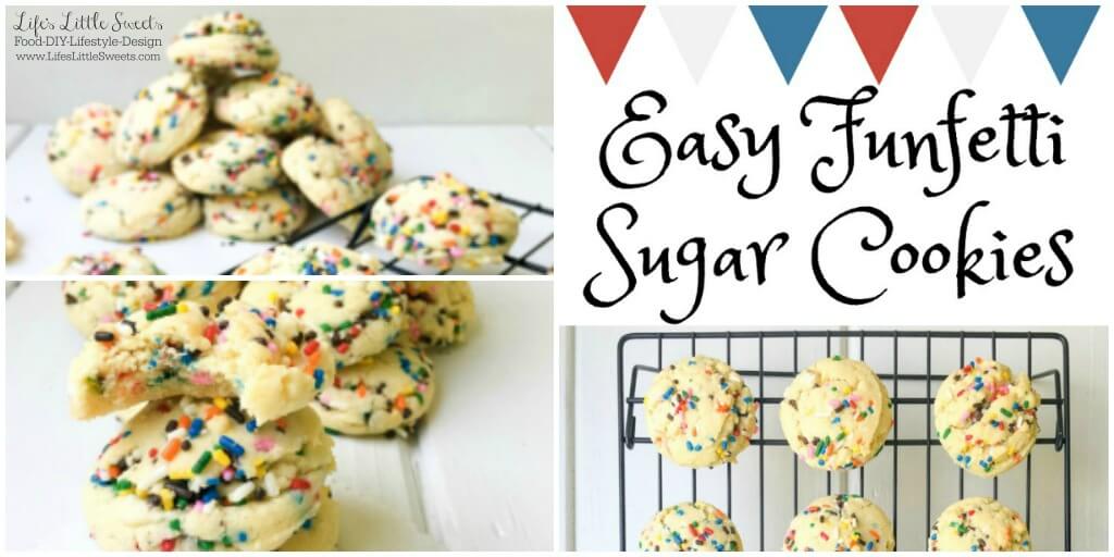 Easy Funfetti Sugar Cookies - Life's Little Sweets