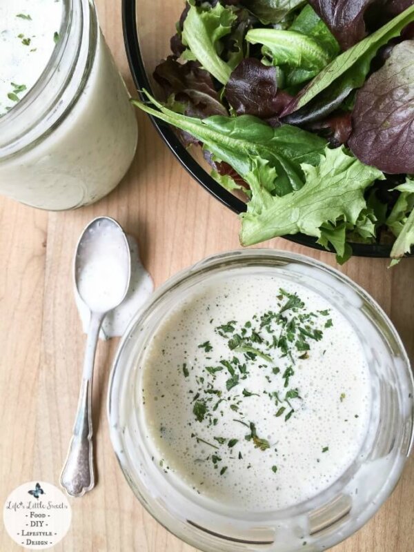 Homemade Buttermilk Ranch Dressing - Life's Little Sweets
