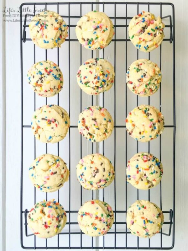 Easy Funfetti Sugar Cookies - Life's Little Sweets