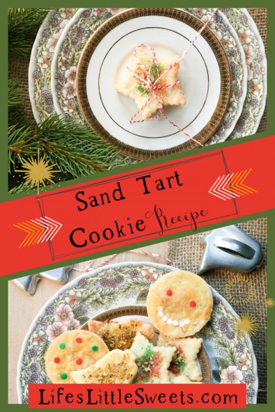 Sand Tart Cookie Recipe (PA Dutch, Sugar Cookie, Christmas) - Life's ...