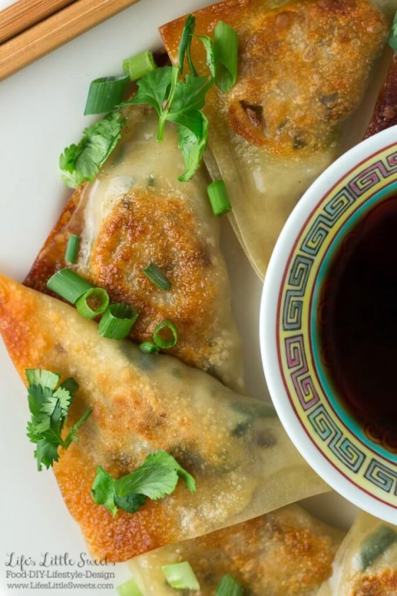 Vegetable Potsticker Dumplings (Steamed or Fried) - Life's Little Sweets