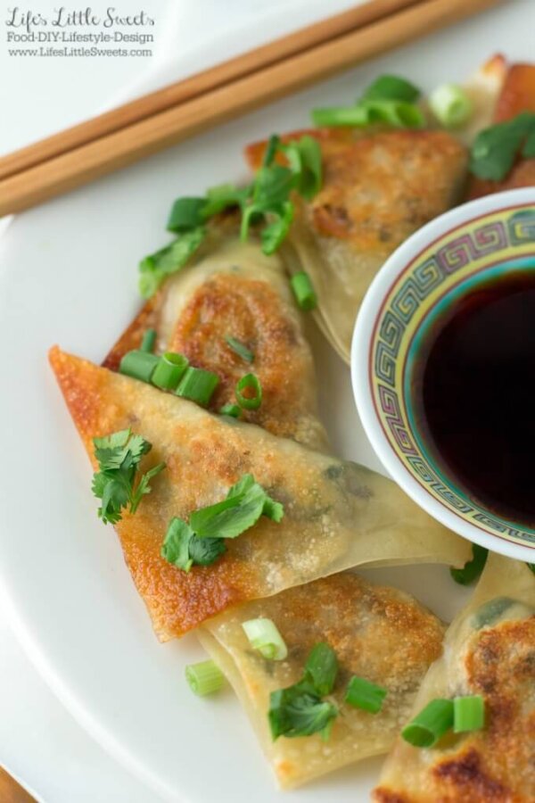 Vegetable Potsticker Dumplings (Steamed or Fried) - Life's Little Sweets