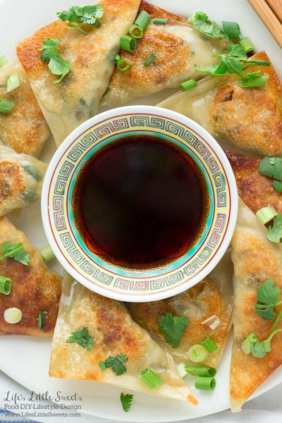 Vegetable Potsticker Dumplings (Steamed or Fried) - Life's Little Sweets