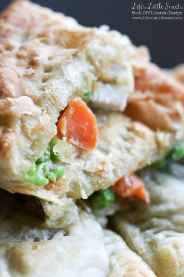 Chicken Cheese and Veggie Puff Pastry Parcel - Life's Little Sweets