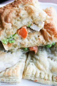 Chicken Cheese and Veggie Puff Pastry Parcel - Life's Little Sweets