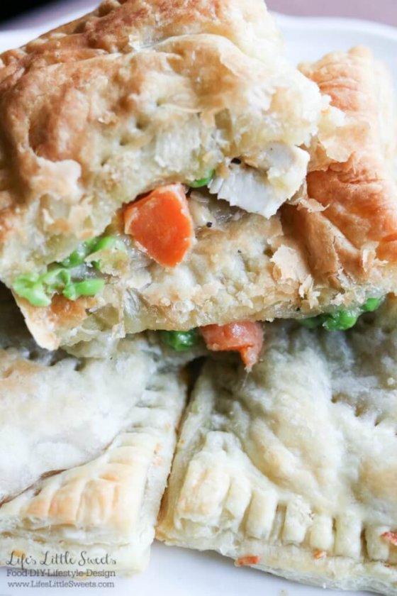 Chicken Cheese and Veggie Puff Pastry Parcel - Life's Little Sweets