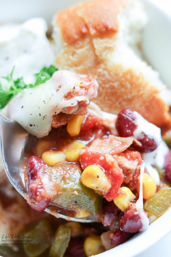 Slow Cooker Pork Corn Stew Recipe - Life's Little Sweets