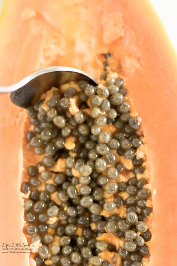 Cottage Cheese Papaya (Easy Snack!) - Life's Little Sweets