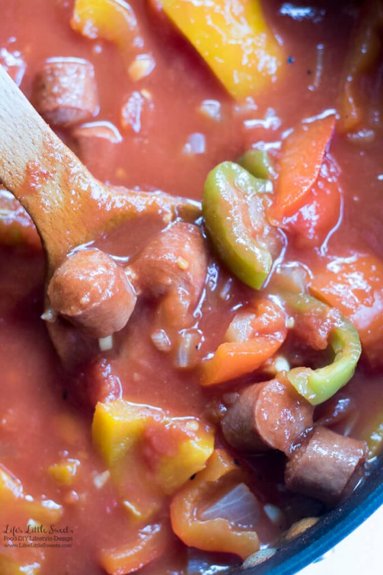Franks and Peppers Stew Recipe - Life's Little Sweets