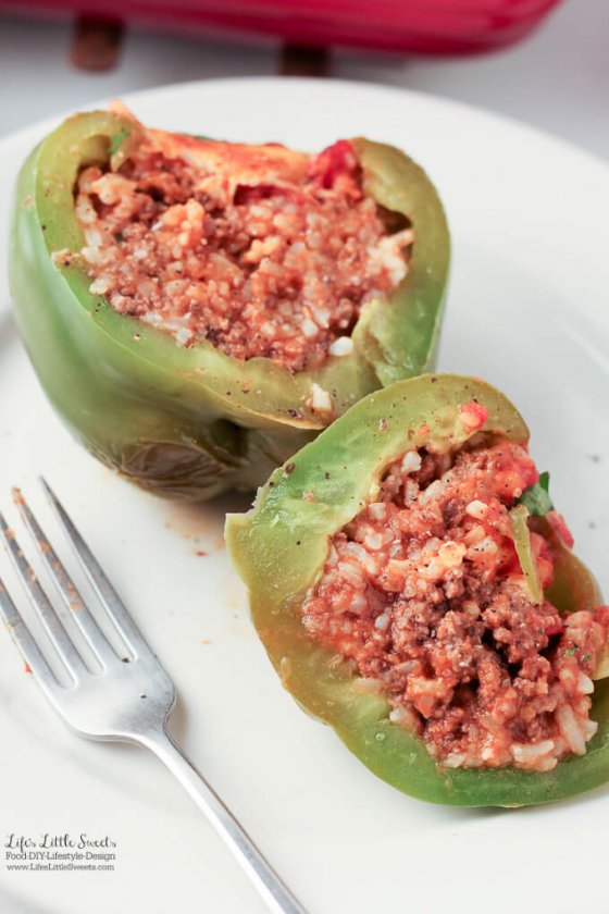 Stuffed Bell Peppers Recipe - Life's Little Sweets