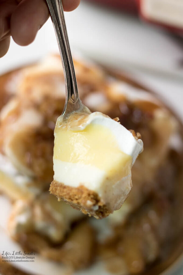 Banana Cream Lush with Bananas Foster Sauce Recipe - Homemade - Life's ...