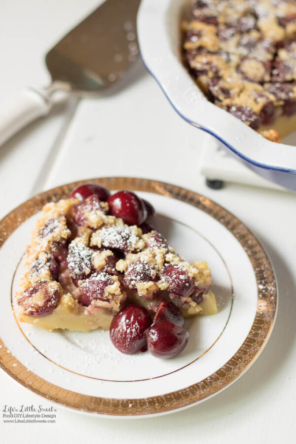 Cherry Clafoutis Recipe - French Dessert - Life's Little Sweets