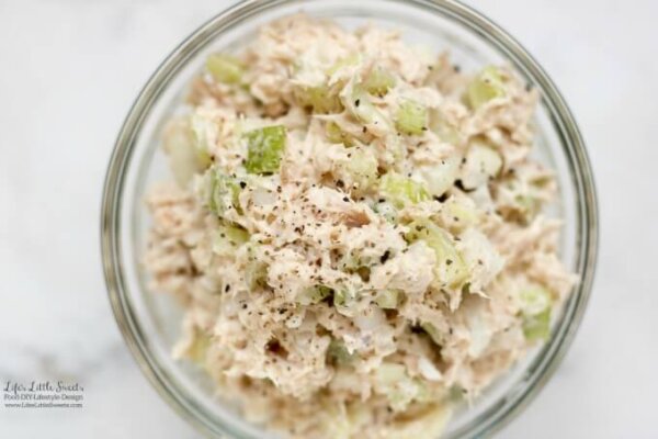 Tuna Salad Recipe - Basic, Mayonnaise, Celery, Tuna - Life's Little Sweets