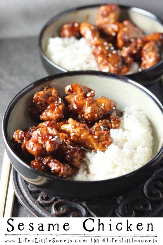 Sesame Chicken (Meal, Dinner, Sweet, Savory) - Life's Little Sweets