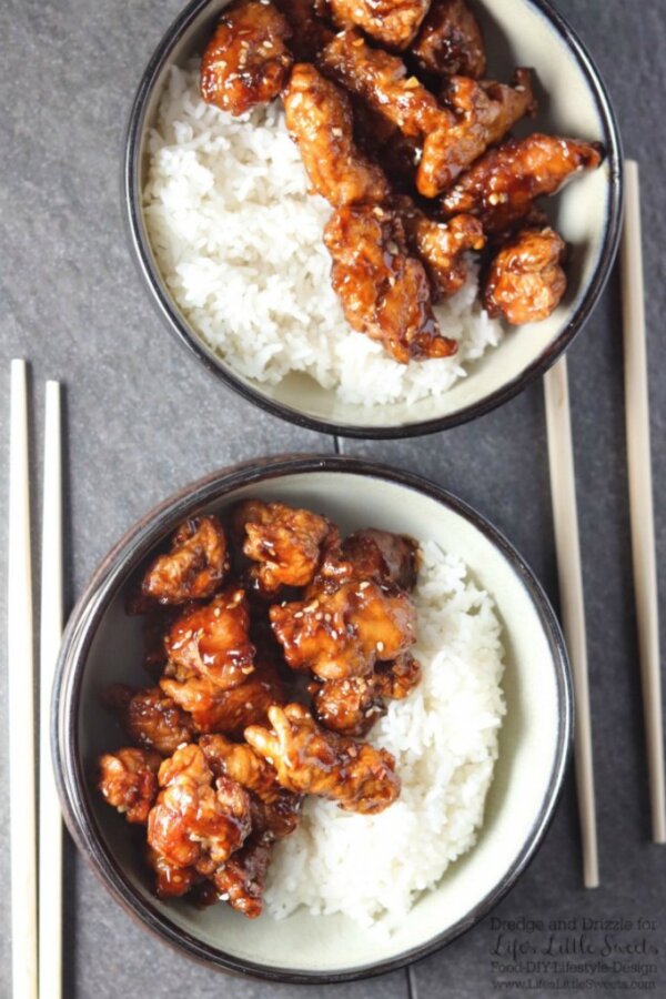 Sesame Chicken (Meal, Dinner, Sweet, Savory) - Life's Little Sweets