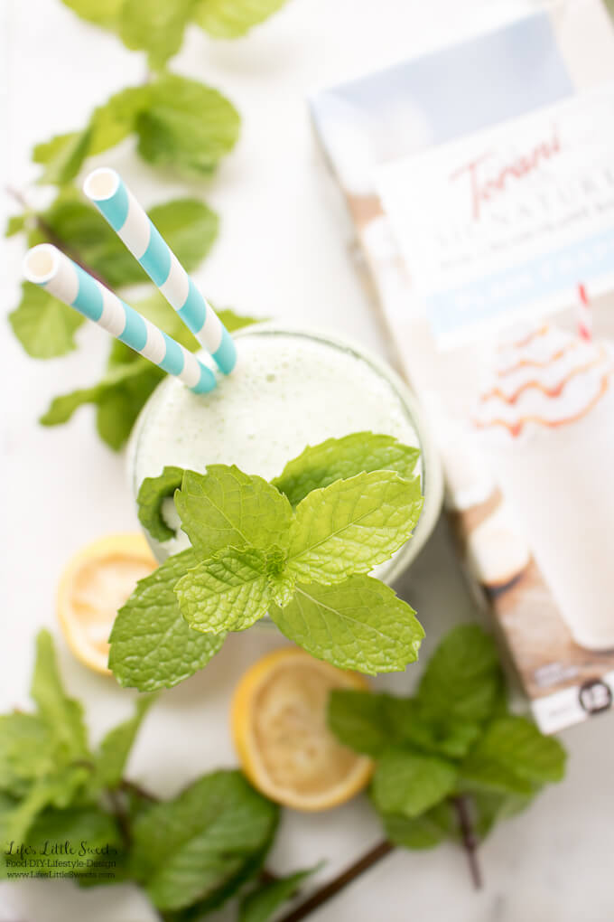 Lemon Mint Frappe (Ice, Fresh Mint, Torani) - Life's Little Sweets