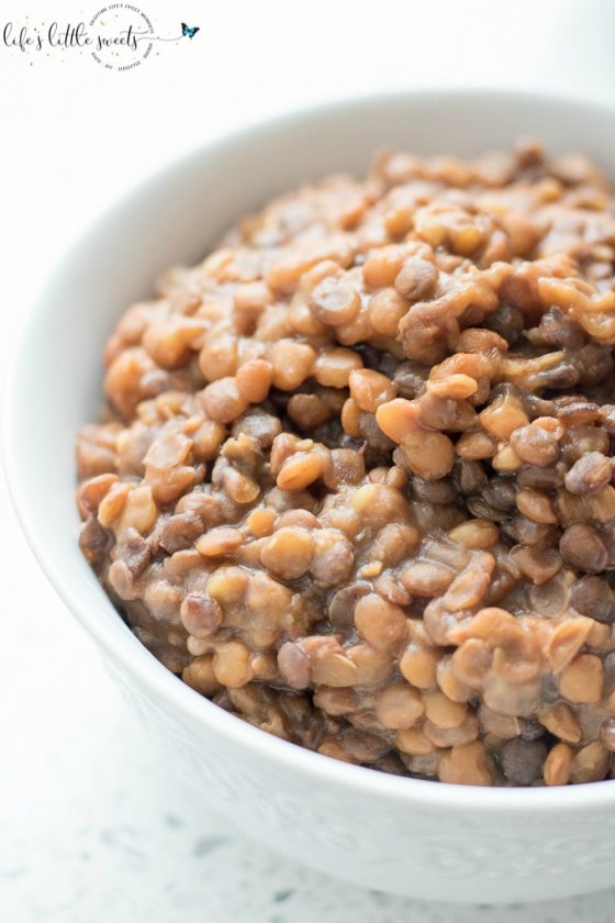 Instant Pot Lentils (How to Make) - Life's Little Sweets