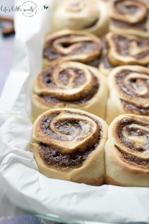 Homemade Cinnamon Buns (Cream Cheese Frosting) - Life's Little Sweets