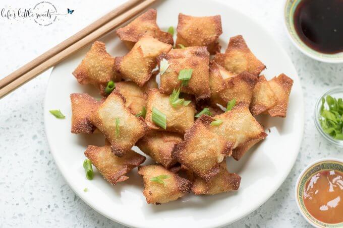 Crab Rangoon (Chinese-American Takeout, Appetizer) Life's Little Sweets