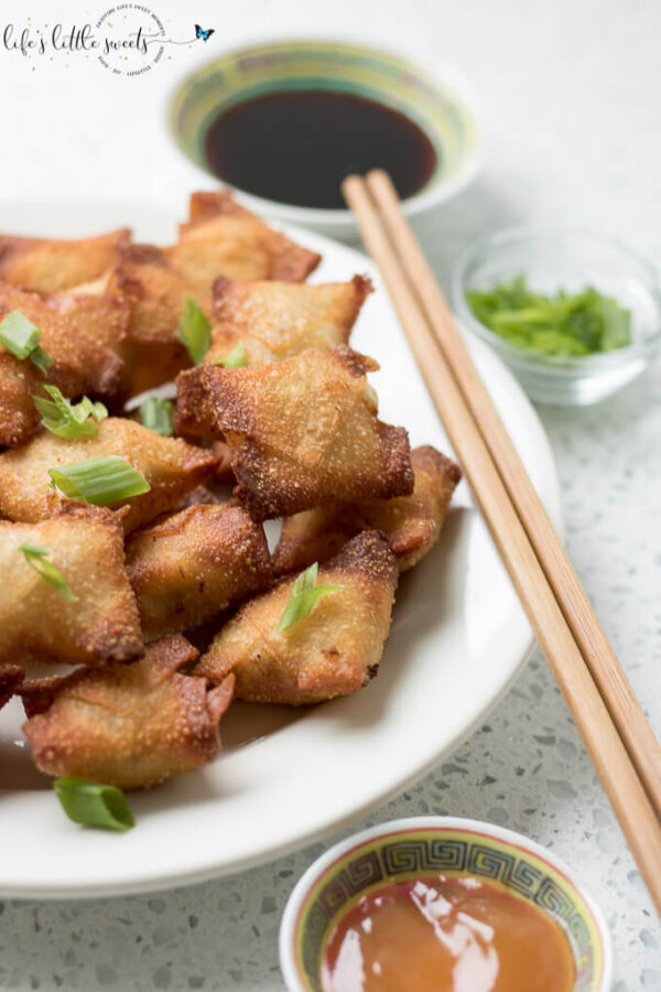 Crab Rangoon (Chinese-American Takeout, Appetizer) Life's Little Sweets