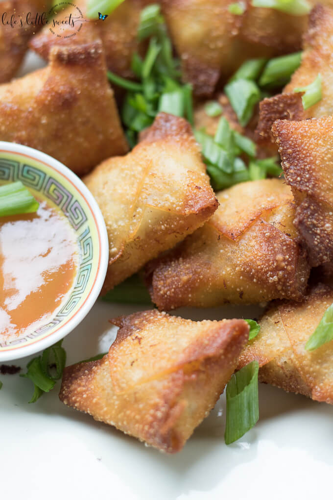 Crab Rangoon (Chinese-American Takeout, Appetizer) Life's Little Sweets