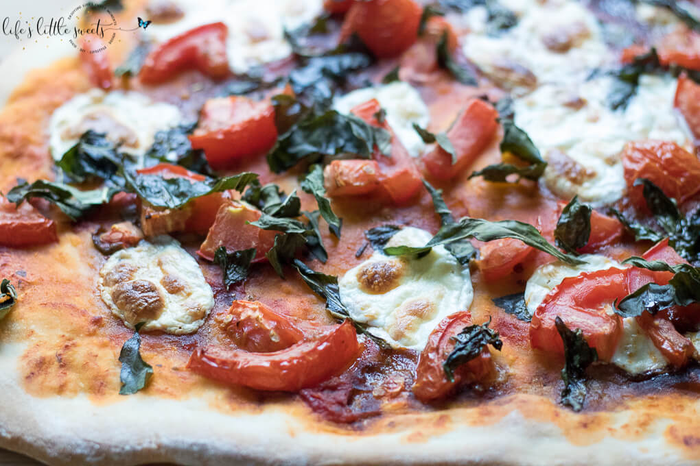 Caprese Pizza - At home, an Easy & Delicious Dinner! - Life's Little Sweets