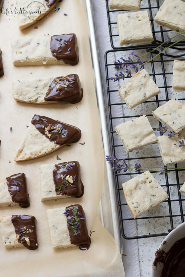 Lavender Shortbread (Summer Shortbread Recipe!) - Life's Little Sweets