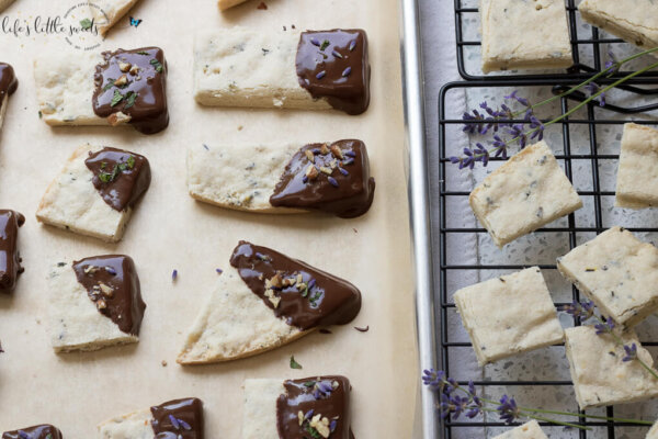 Lavender Shortbread (Summer Shortbread Recipe!) - Life's Little Sweets
