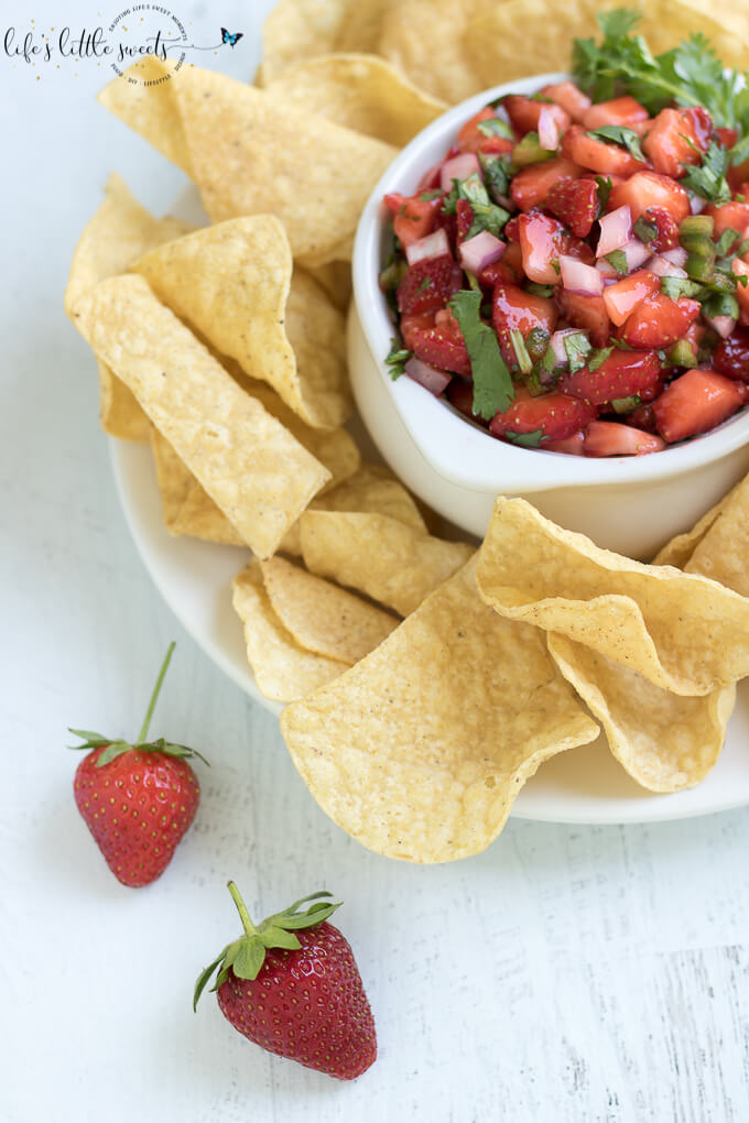 Strawberry Salsa Recipe (Strawberries, Jalapeno) - Life's Little Sweets