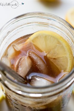 Coffee Lemonade Recipe (Iced) Simple Syrup - Life's Little Sweets