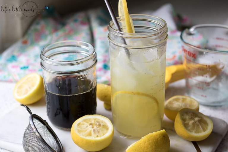 Coffee Lemonade Recipe (Iced) Simple Syrup - Life's Little Sweets