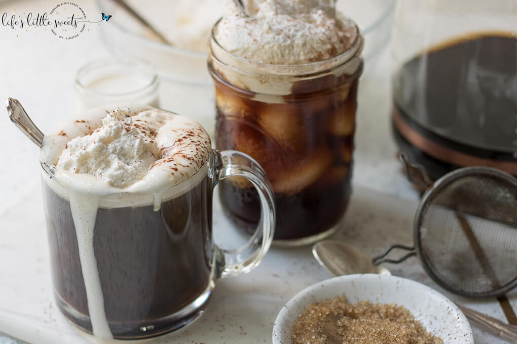Coffee with Whipped Cream (Hot and Cold) - Life's Little Sweets
