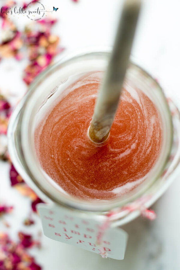 Rose Water Simple Syrup (Ingredient, Sugar) - Life's Little Sweets