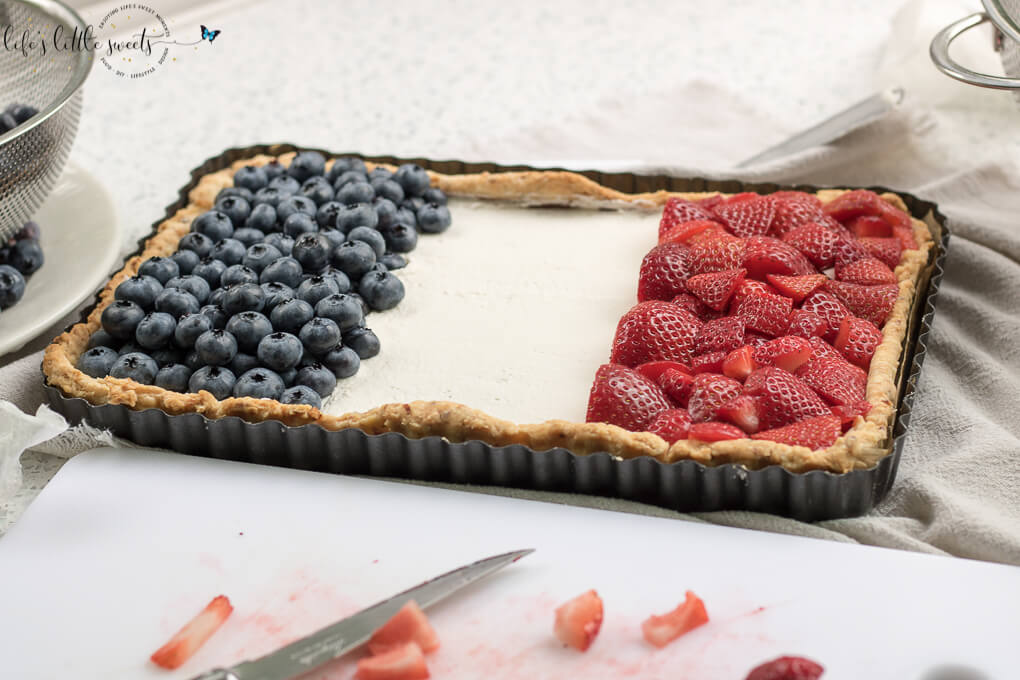 French Flag Tart (Chocolate Ganache, Whipped Cream, Berries) - Life's ...