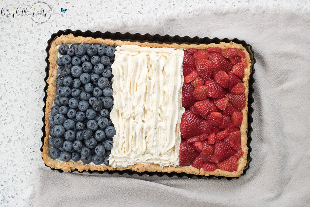 French Flag Tart (Chocolate Ganache, Whipped Cream, Berries) - Life's ...