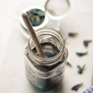Blue Butterfly Pea Flower Simple Syrup - Galaxy Simple Syrup - Life's ...