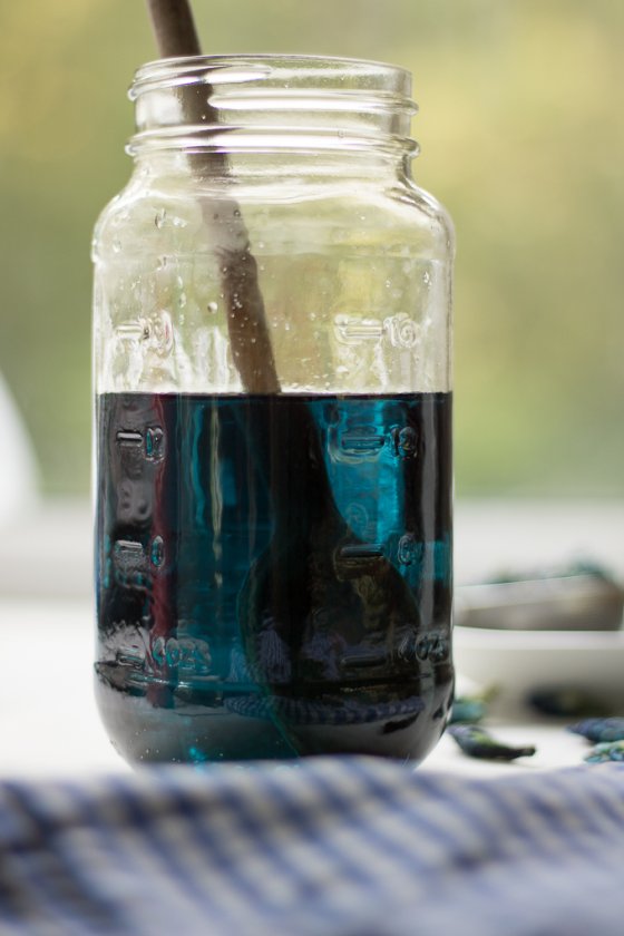 Blue Butterfly Pea Flower Simple Syrup - Galaxy Simple Syrup - Life's ...