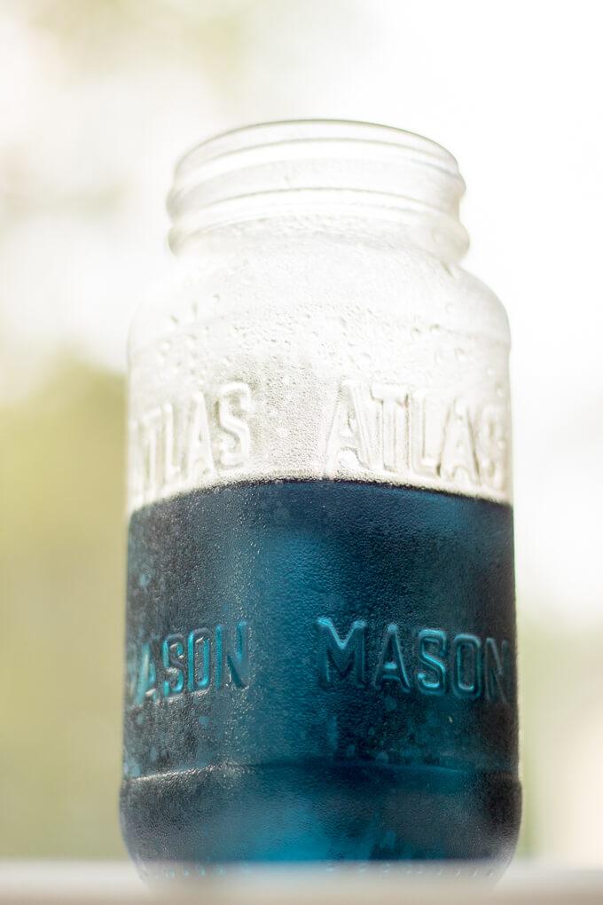 Blue Butterfly Pea Flower Simple Syrup - Galaxy Simple Syrup - Life's ...