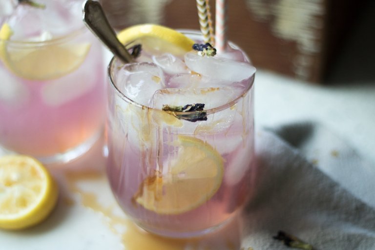 Blue Butterfly Pea Flower Lemonade - Life's Little Sweets