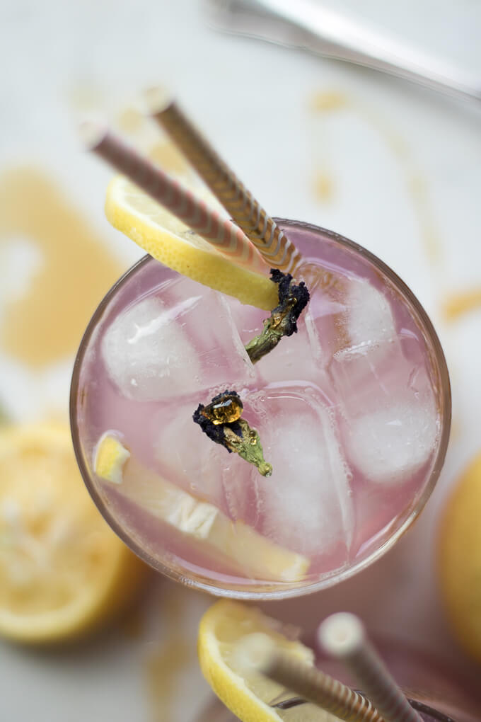 Blue Butterfly Pea Flower Lemonade - Life's Little Sweets