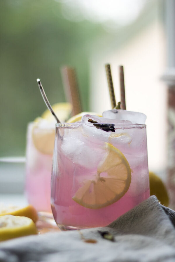 Blue Butterfly Pea Flower Lemonade - Life's Little Sweets