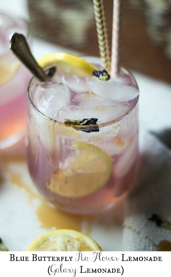 Blue Butterfly Pea Flower Lemonade - Life's Little Sweets