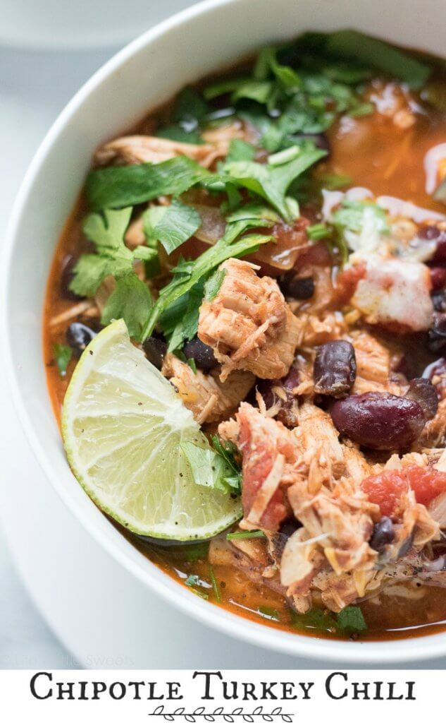 Chipotle Turkey Chili - w/ Leftover Turkey! - Life's Little Sweets