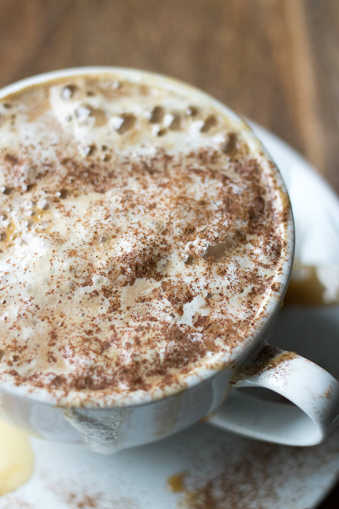 White Chocolate Caramel Cafe Mocha (Hot & Iced) - Life's Little Sweets