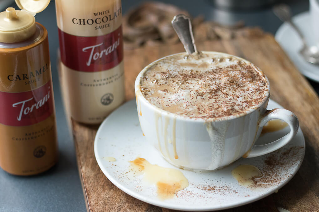 White Chocolate Caramel Cafe Mocha (Hot & Iced) - Life's Little Sweets